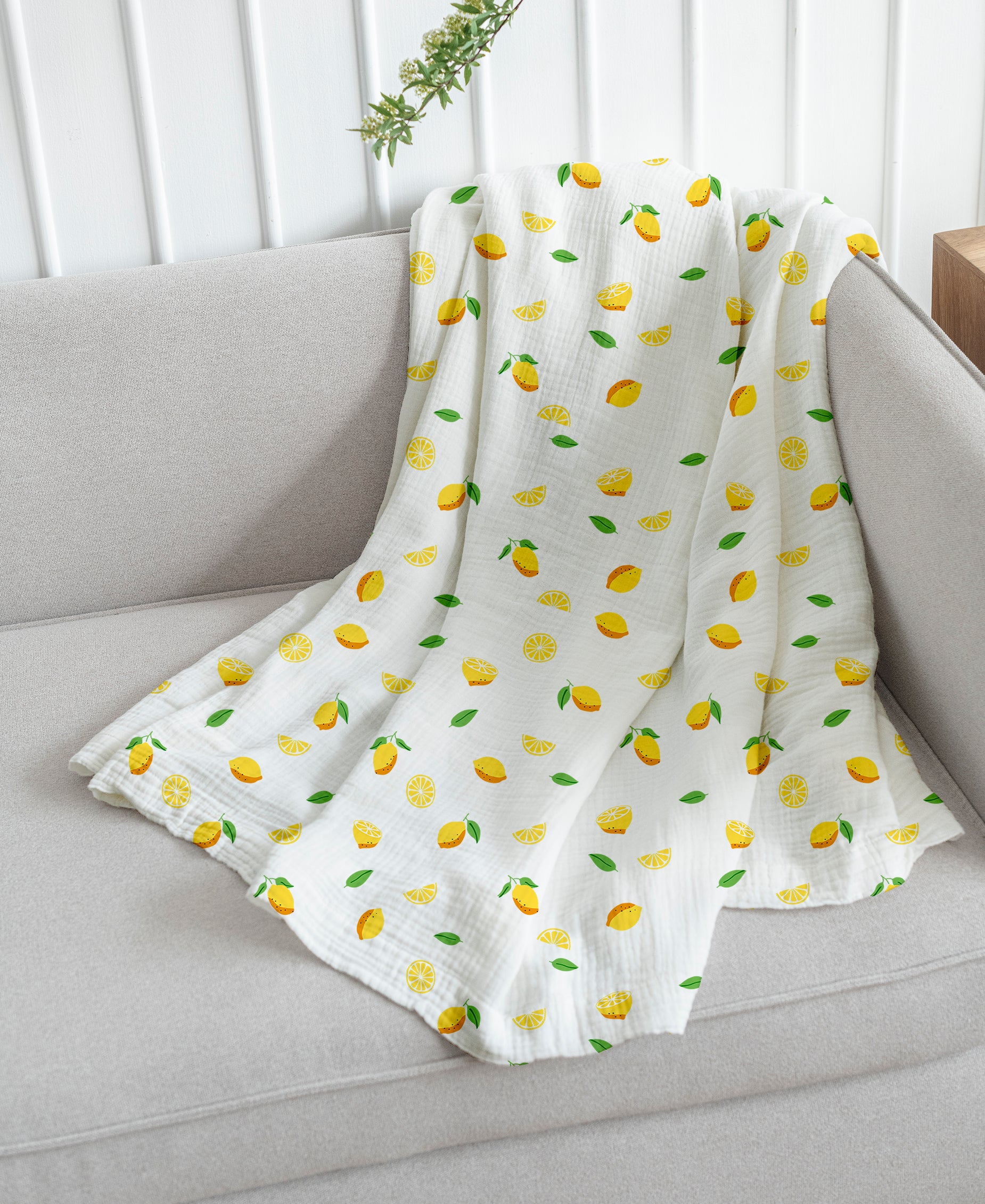 100% Organic Cotton Muslin Swaddle for New Born Babies – Moms Home