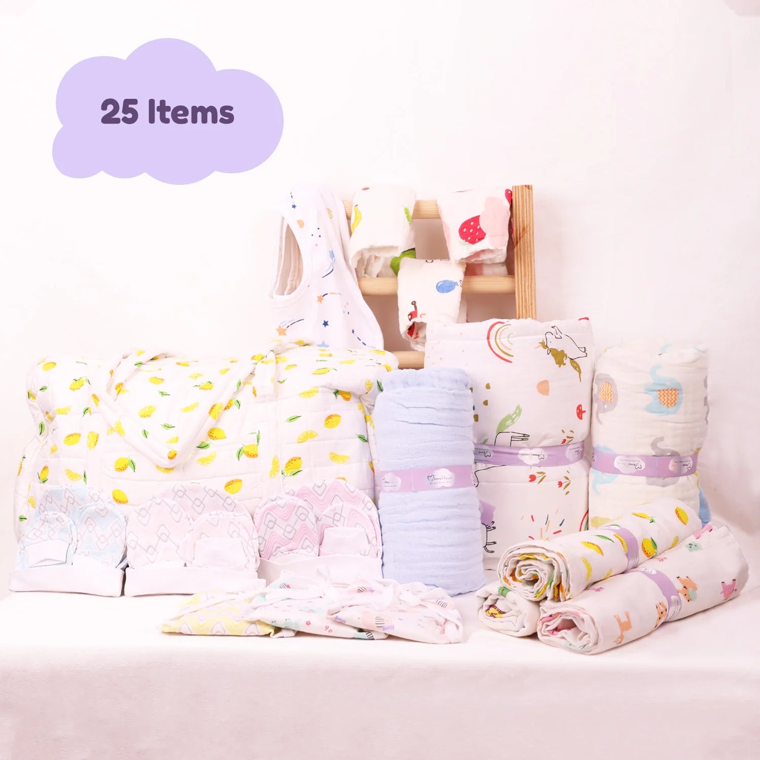 New Born Baby Essentials Gift Combo | 25 Items – Moms Home